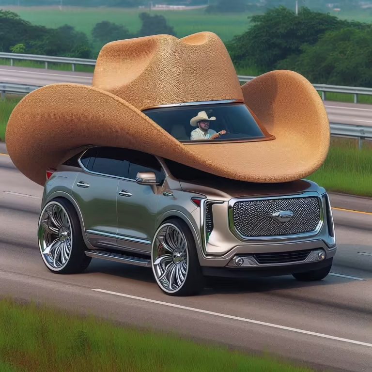 Cowboy Hat Shaped Car: A Unique Fusion of Western Style and Automotive ...