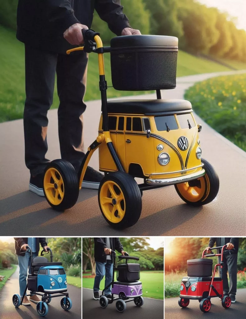 Volkswagen Bus Walker for Seniors: A Stylish Mobility Solution