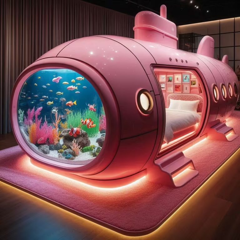 Aquarium Submarine Beds: Dive into a Unique Sleeping Experience