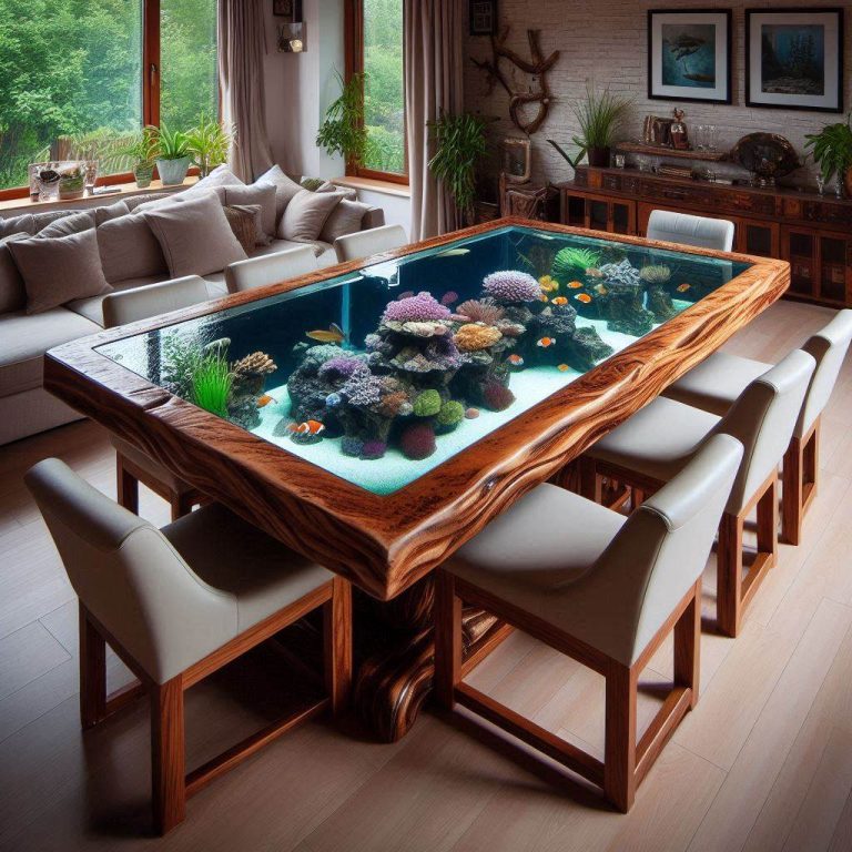 The Aquarium Dining Table: A Perfect Blend of Functionality and ...