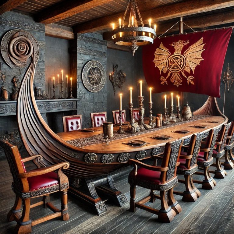 Viking Ship Dining Table: A Bold Blend of History and Innovation