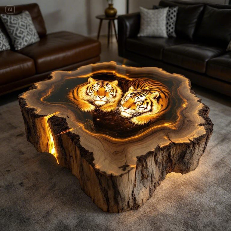 Tiger Coffee Table: A Bold Statement for Unique Interiors