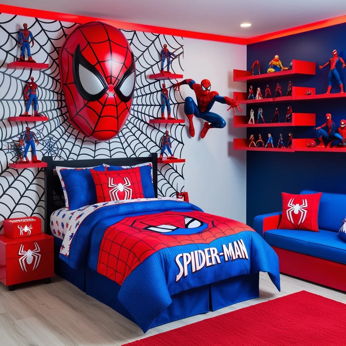 Spider-Man Themed Bedroom: A Web of Creativity and Adventure