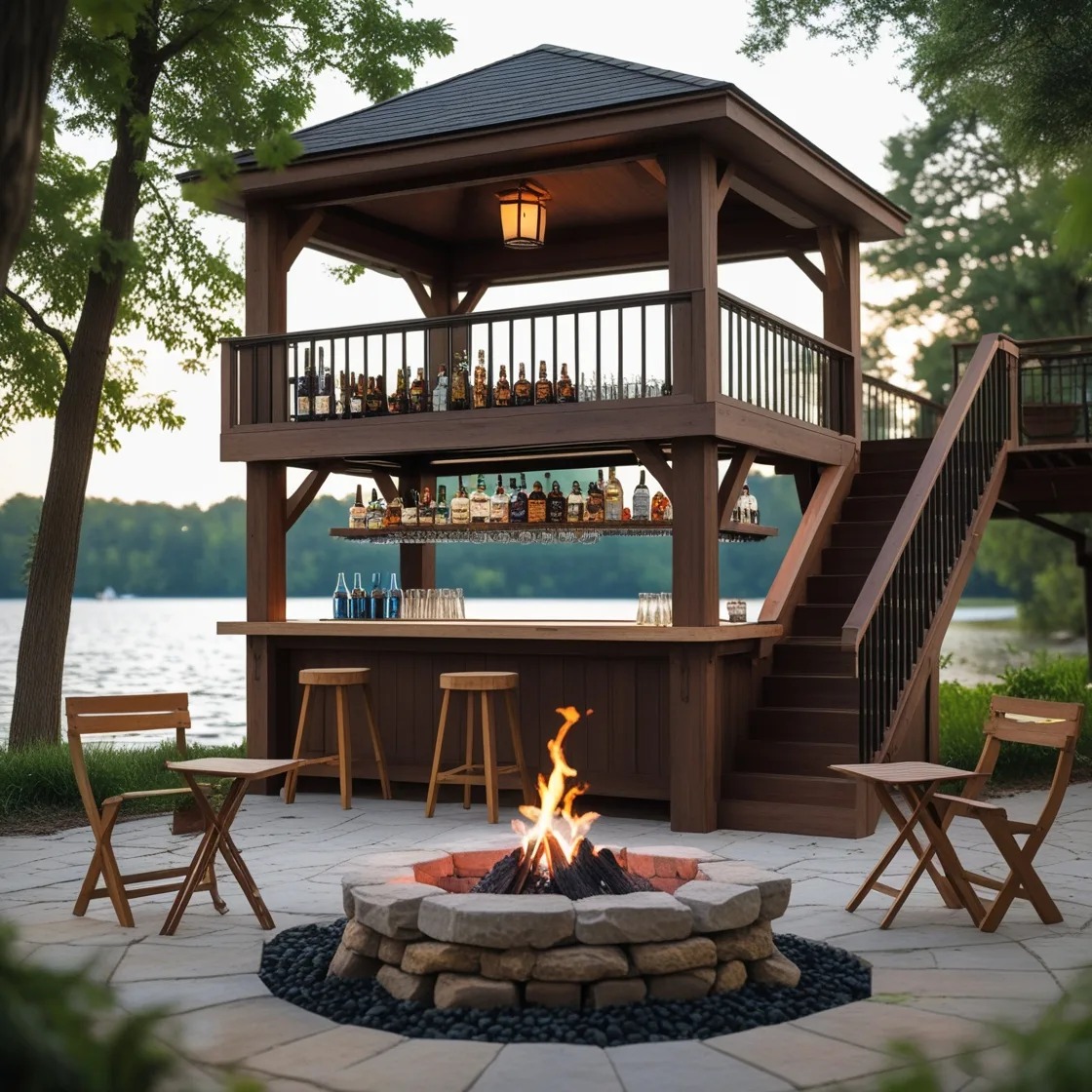 Wooden Backyard Bars: A Perfect Blend of Nature, Craftsmanship, and ...