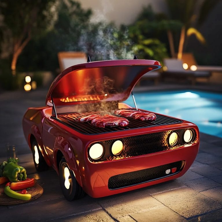 Dodge Challenger-Shaped BBQ Grill: A Revolution in Outdoor Cooking