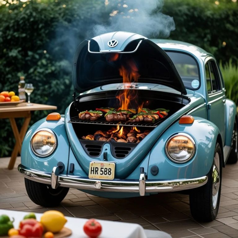 Volkswagen Beetle-Shaped BBQ Grill: The Ultimate Fusion of Classic Cars ...