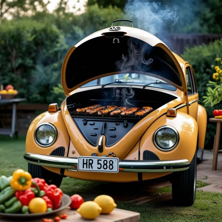 Volkswagen Beetle-Shaped BBQ Grill: The Ultimate Fusion of Classic Cars ...