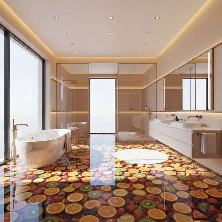 Sweet Steps: Preserving Summer Forever with an Epoxy Fruit Floor