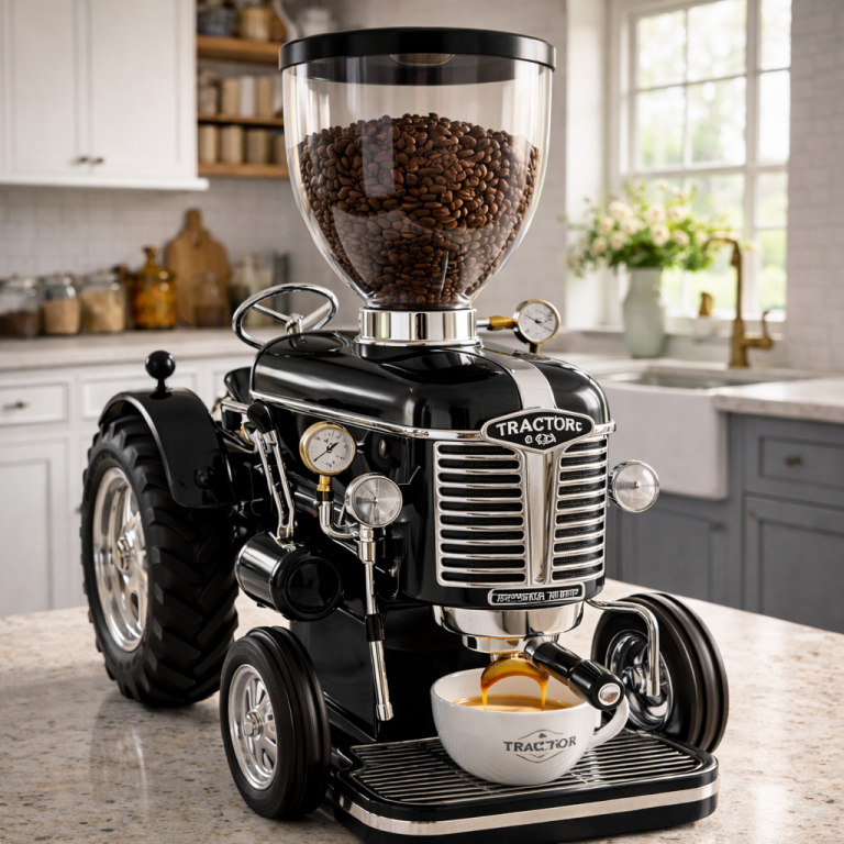Plowing Through the Morning: The Rugged Glory of Tractor Shaped Coffee ...